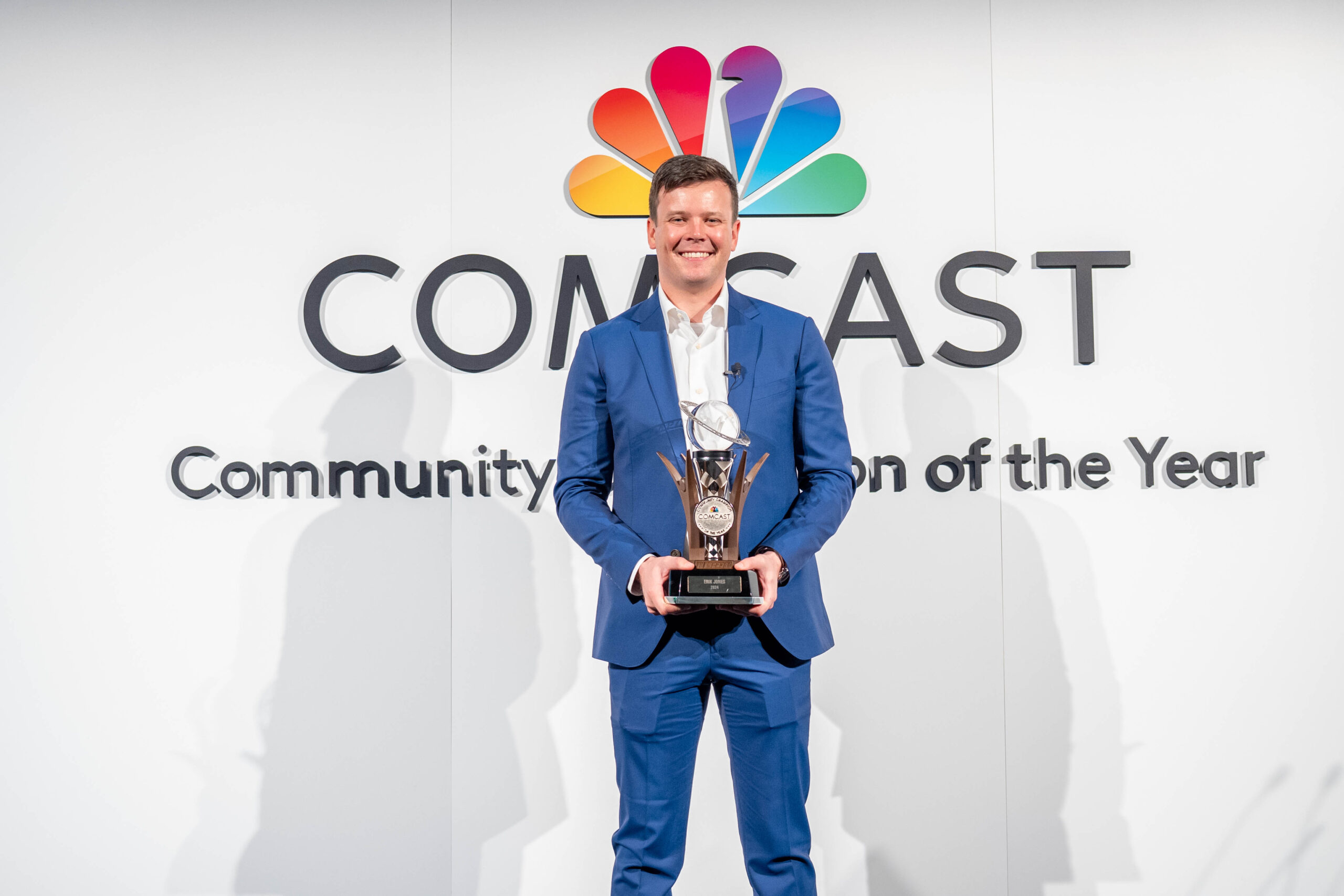 Erik Jones Named 2024 Comcast Community Champion of the Year - Erik ...